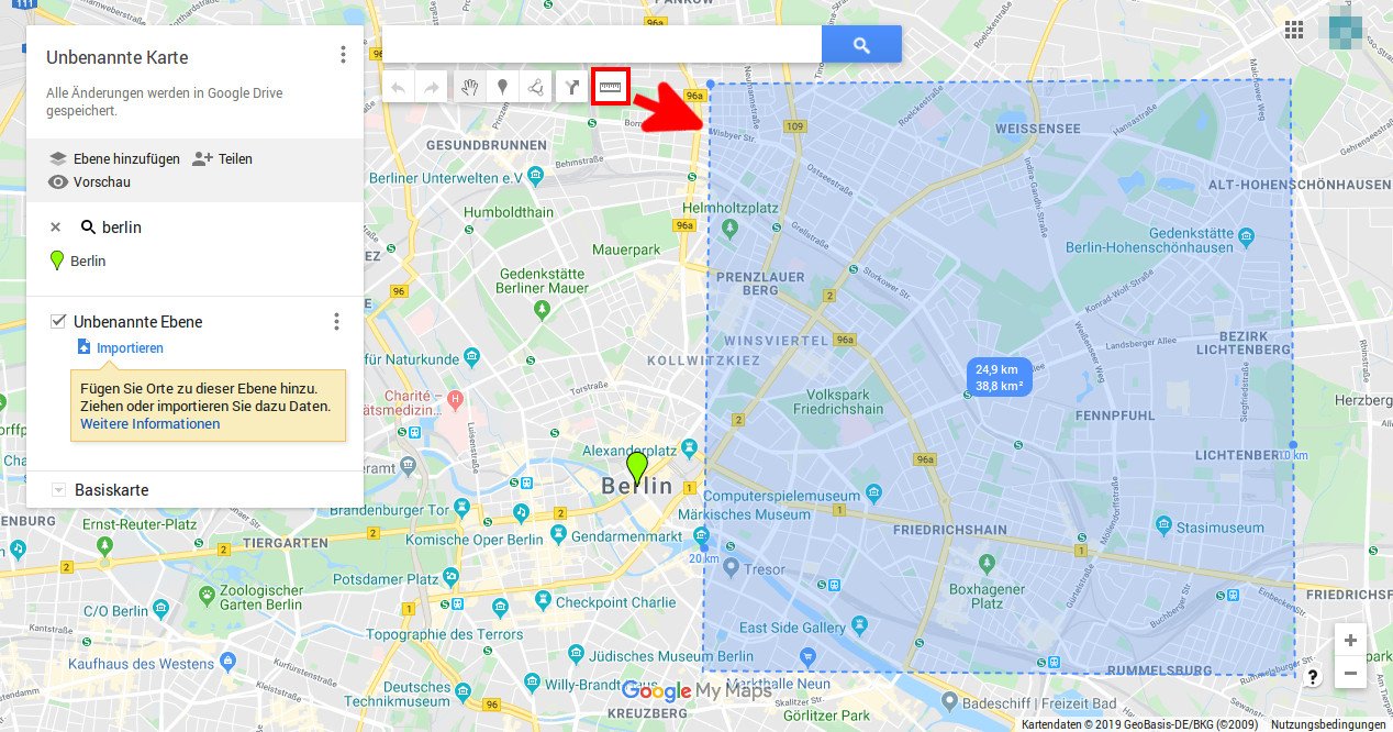 Google Maps: Fläche messen – so geht's