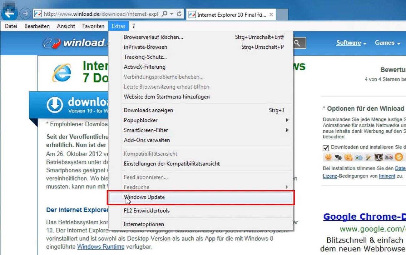 Internet Explorer aktualisieren – so geht's