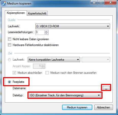 ISO-Datei erstellen – so geht's