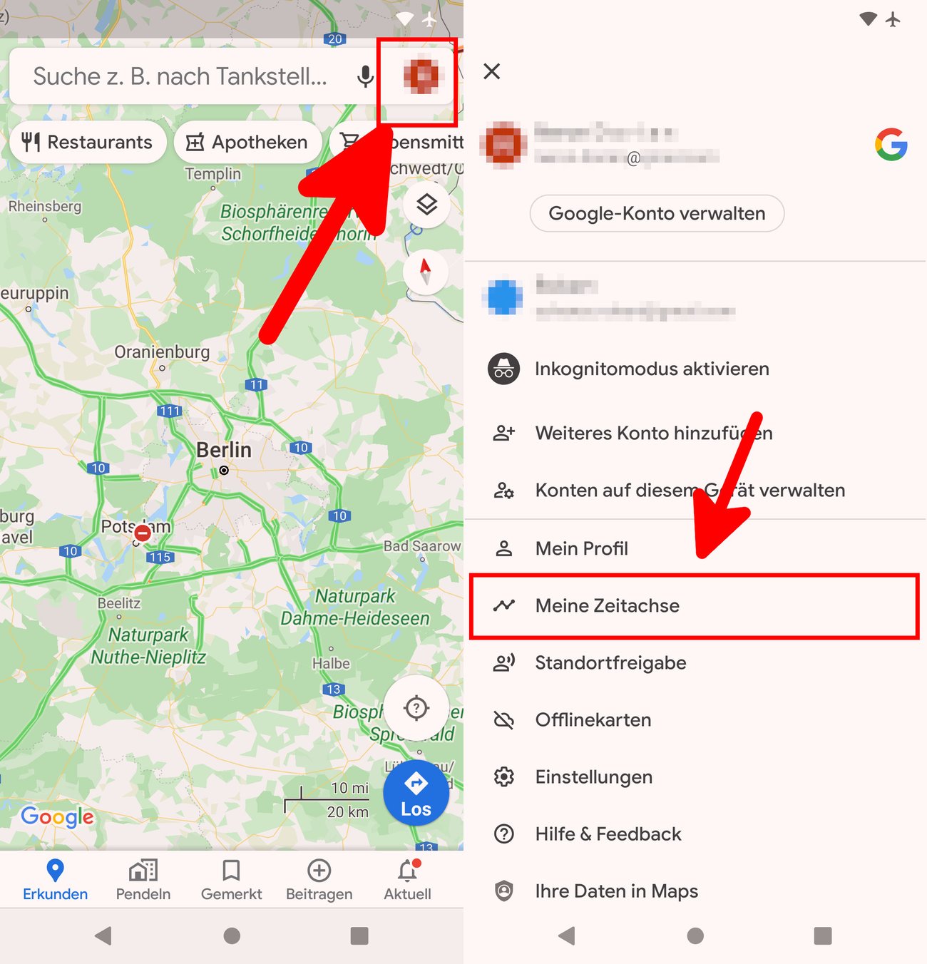 Google Maps Timeline: So nutzt ihr die Zeitachse