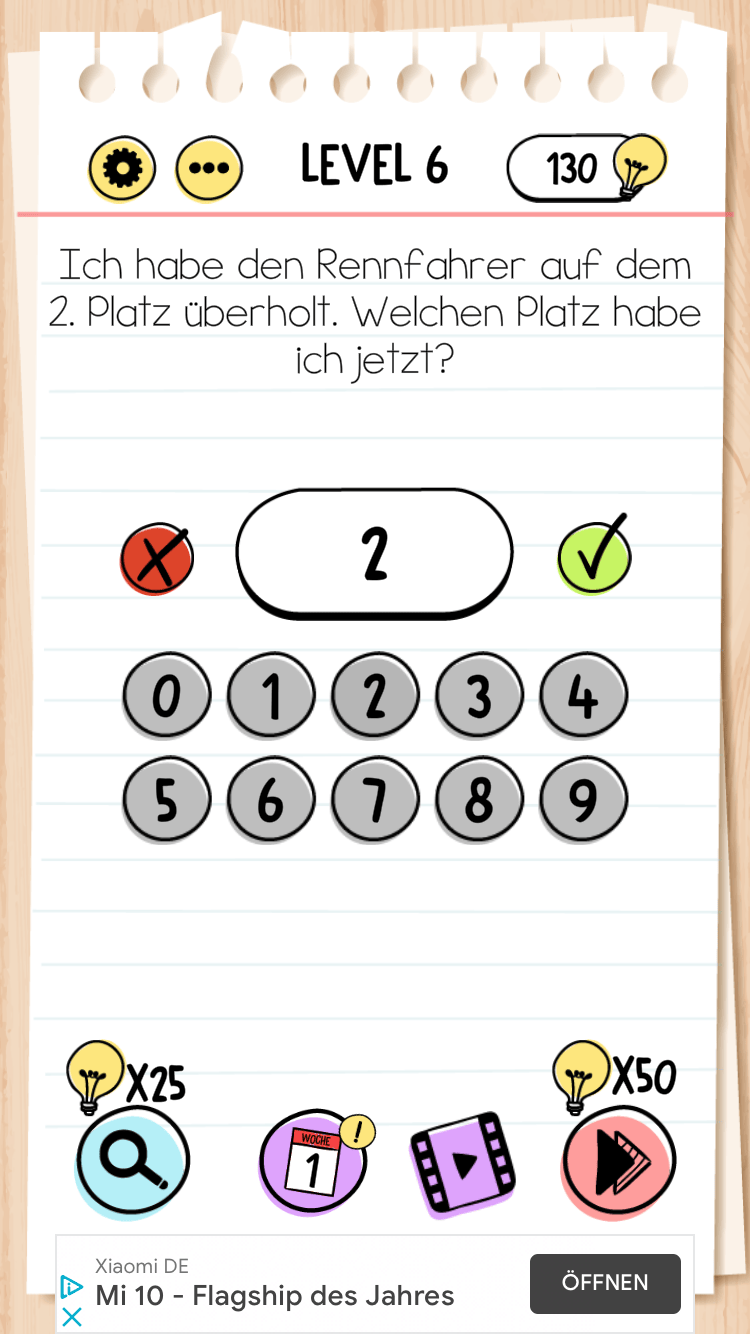 Brain Test: Lösungen für alle Level