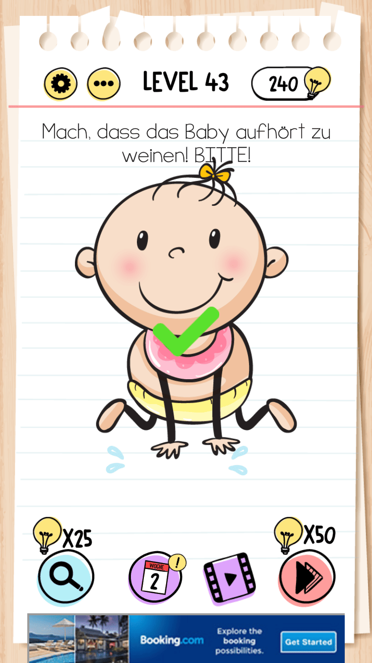 Brain Test: Level 41 bis Level 50 - Lösungen