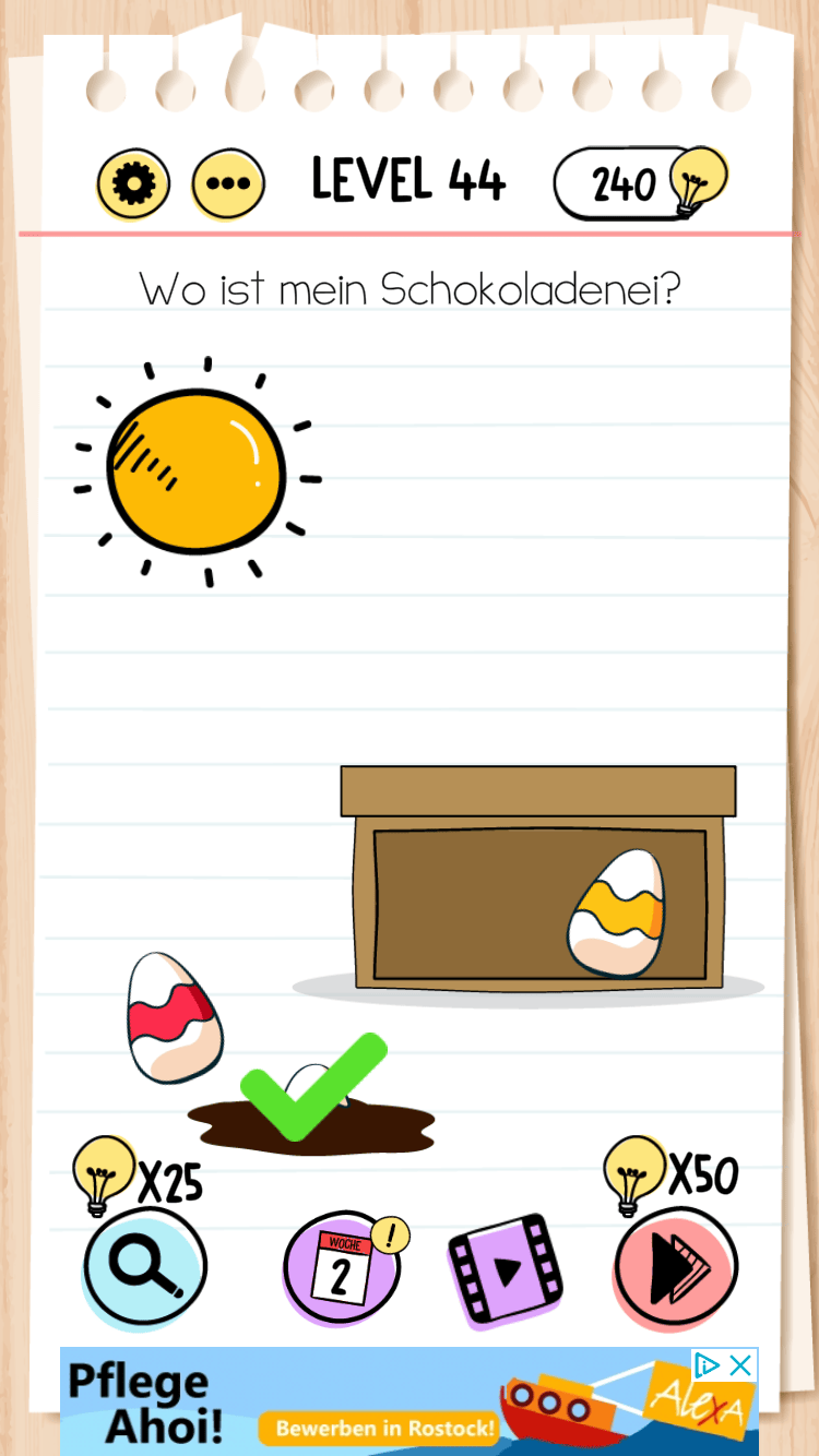 Brain Test: Level 41 bis Level 50 - Lösungen