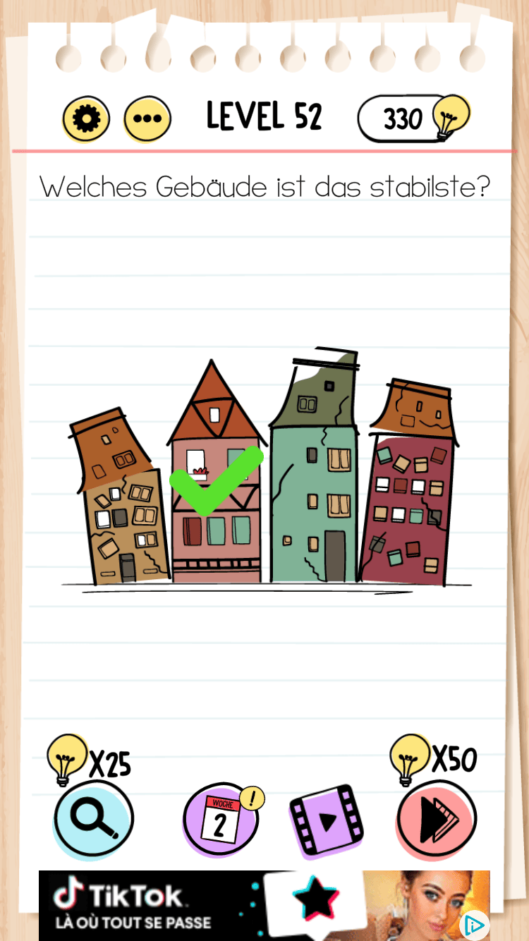 Brain Test: Level 51 bis Level 60 - Lösungen