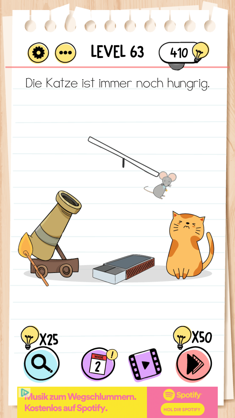 Brain Test: Level 61 bis Level 70 - Lösungen