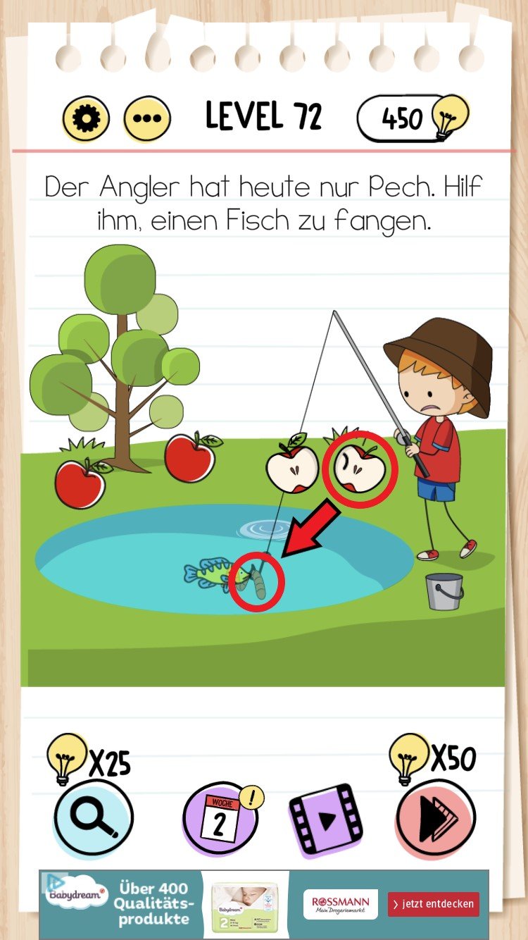 Brain Test: Level 71 bis Level 80 - Lösungen