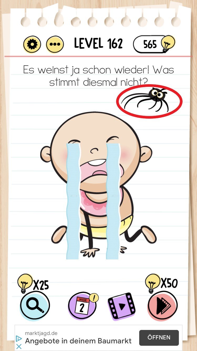 Brain Test: Level 161 bis Level 170 - Lösungen