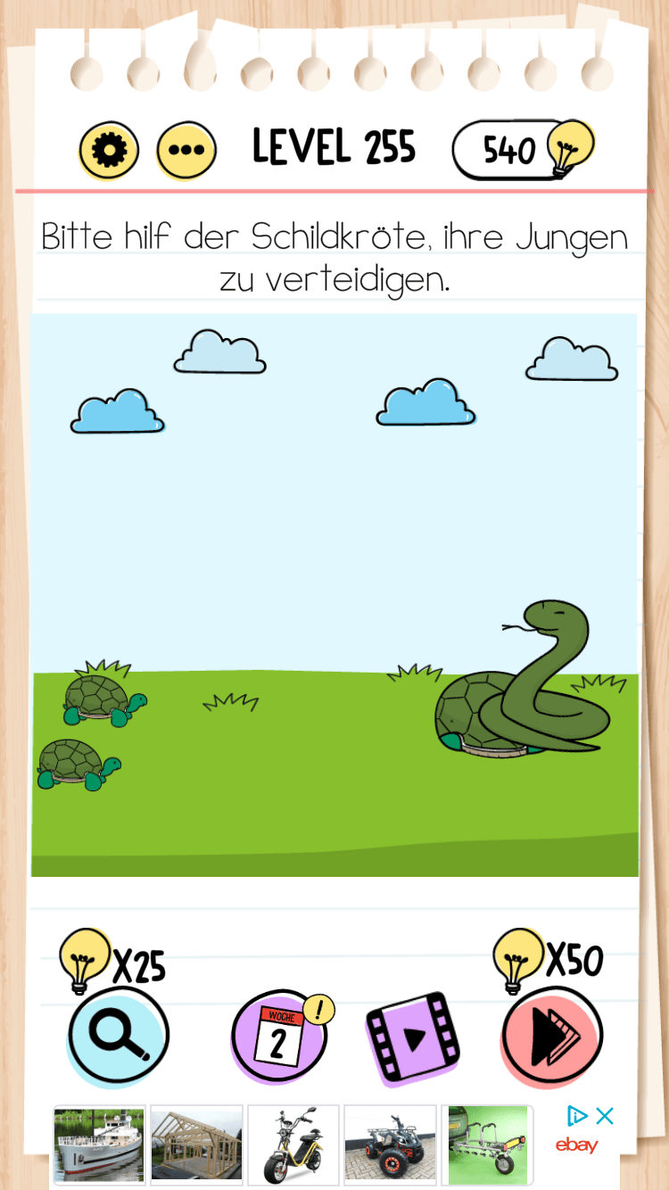 Brain Test: Level 251 bis Level 260 - Lösungen
