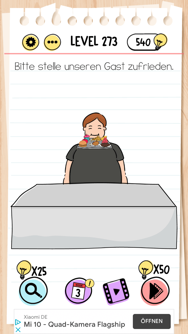 Brain Test: Level 271 bis Level 280 - Lösungen