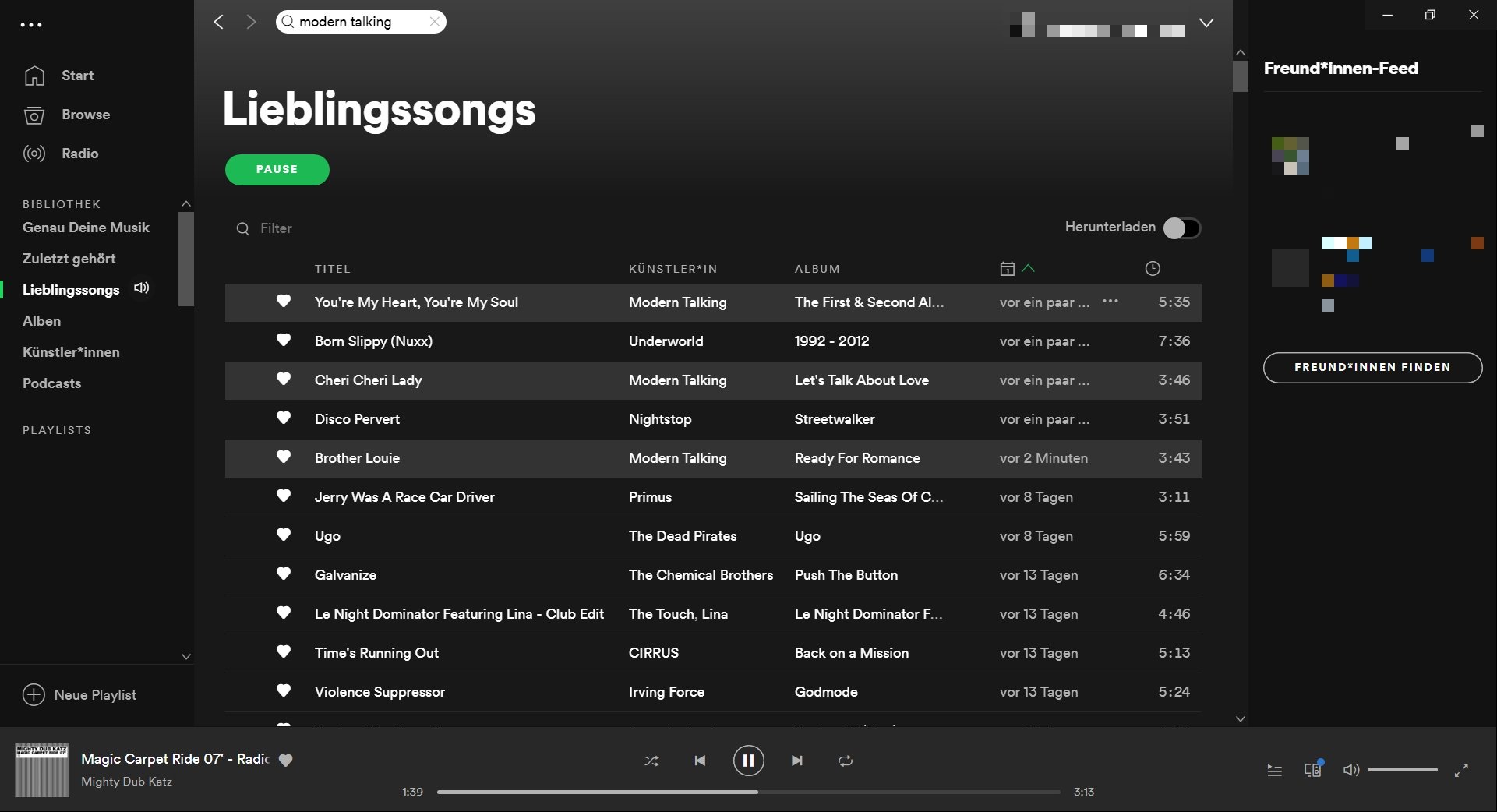 Spotify-Lieblingssongs löschen: Einzelne, mehrere & alle Lieder entfernen