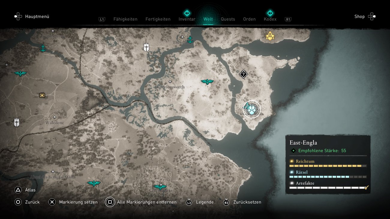 Schwarzer Scucca - Fundort und Tipps (AC Valhalla)