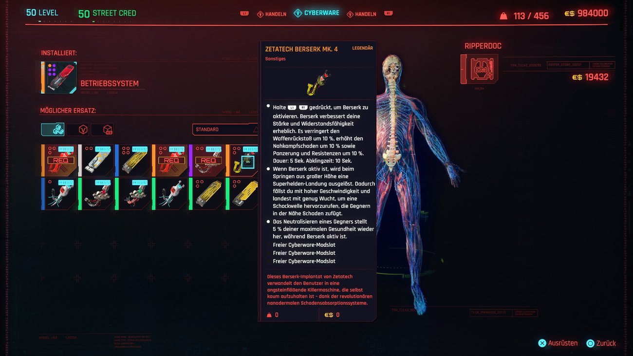 Zetatech Berserk MK. 4 (Betriebssystem)