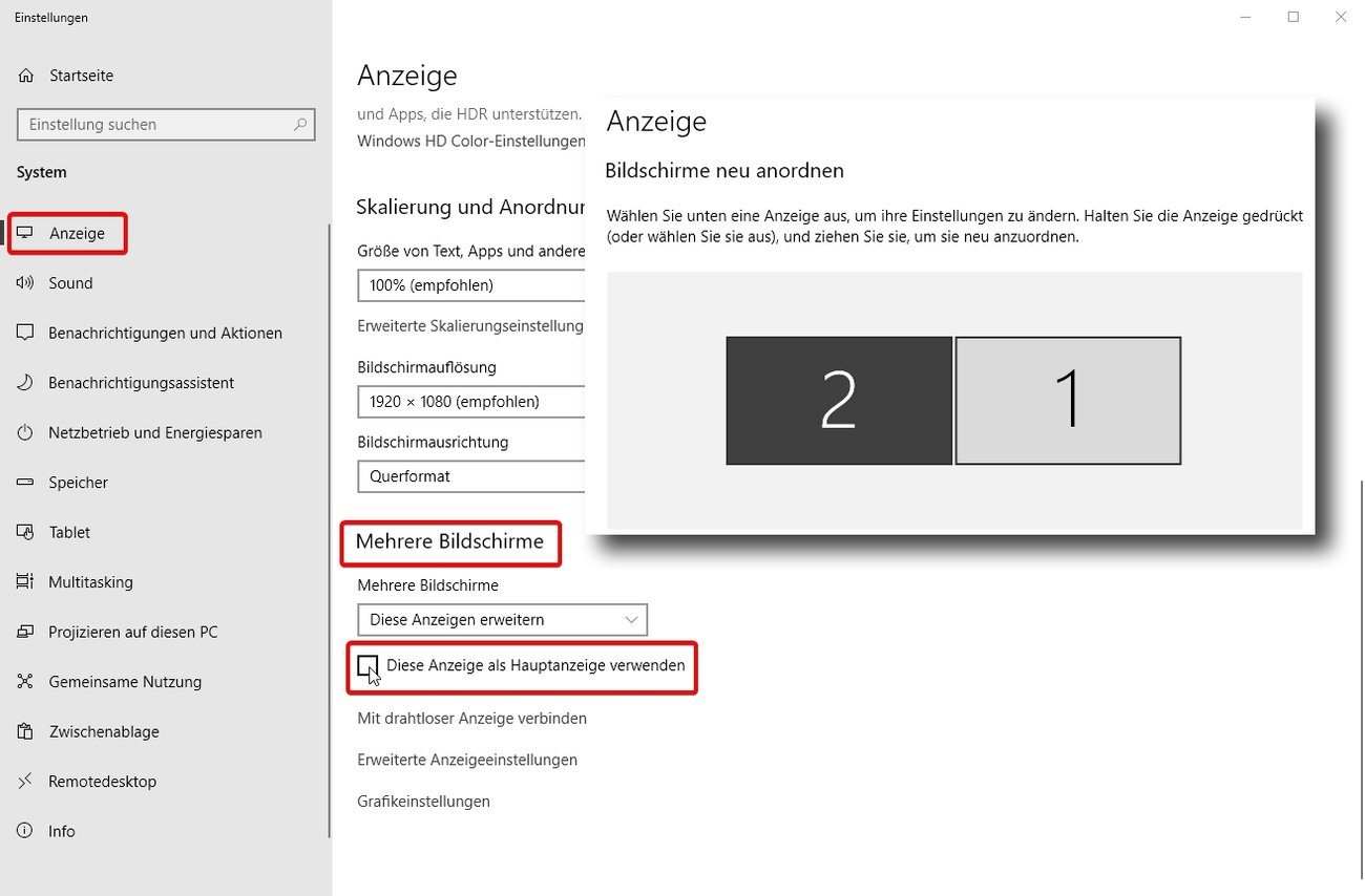 Windows 10: Taskleiste auf dem falschen Bildschirm – Lösung
