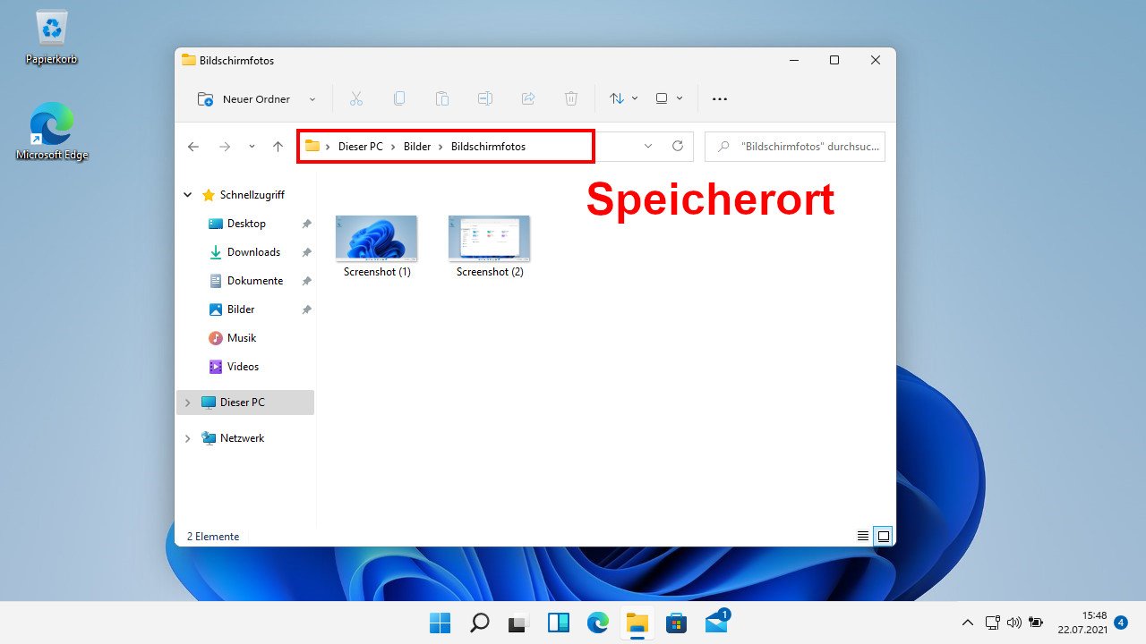 Windows 10 und 11: Screenshot erstellen (mit Shortcut)