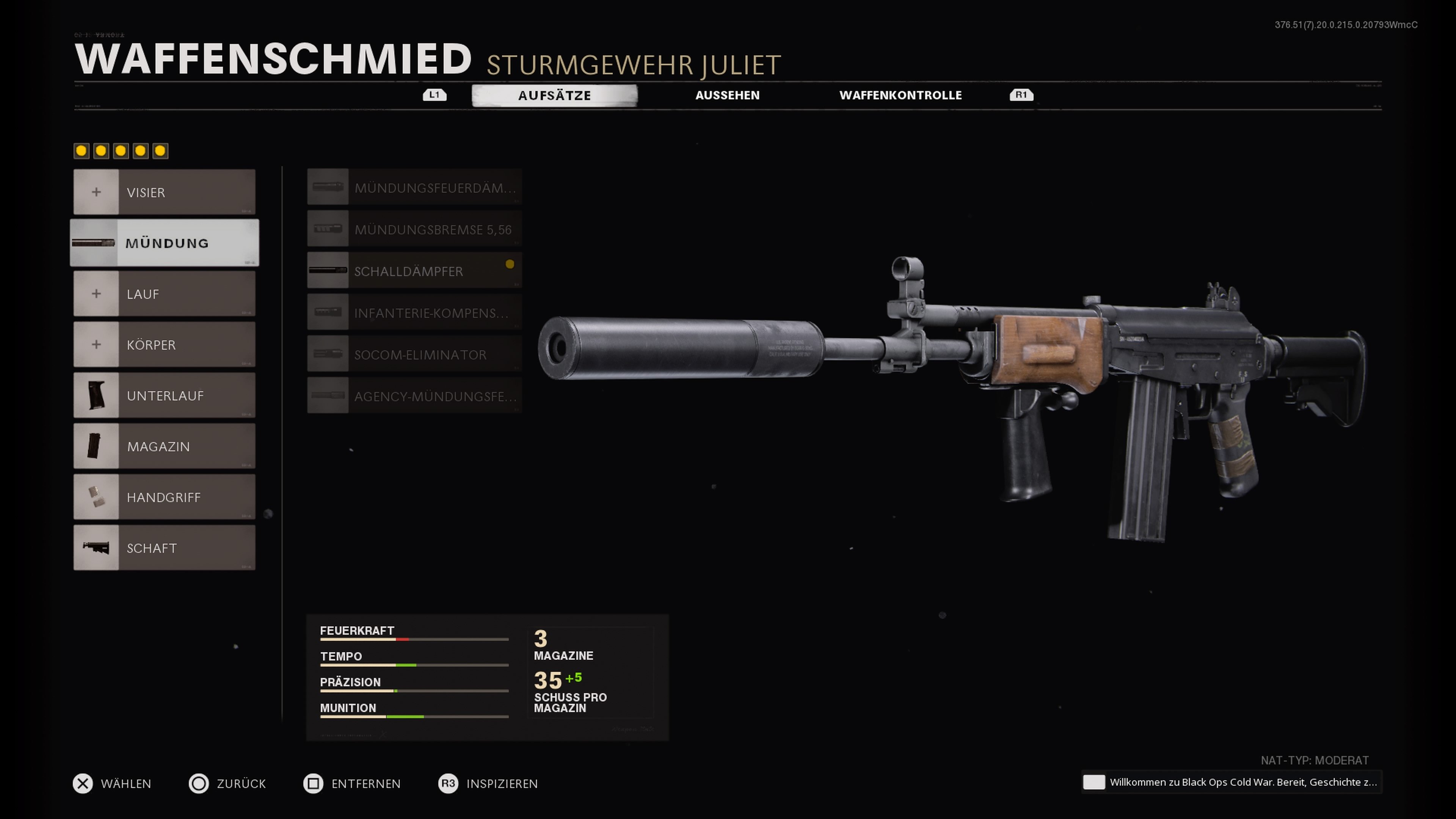 CoD Cold War: Grav - Bestes Setup, Aufsätze & Werte