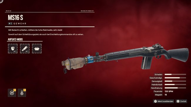 Alle Gewehre & Sturmgewehre - Liste & Fundorte