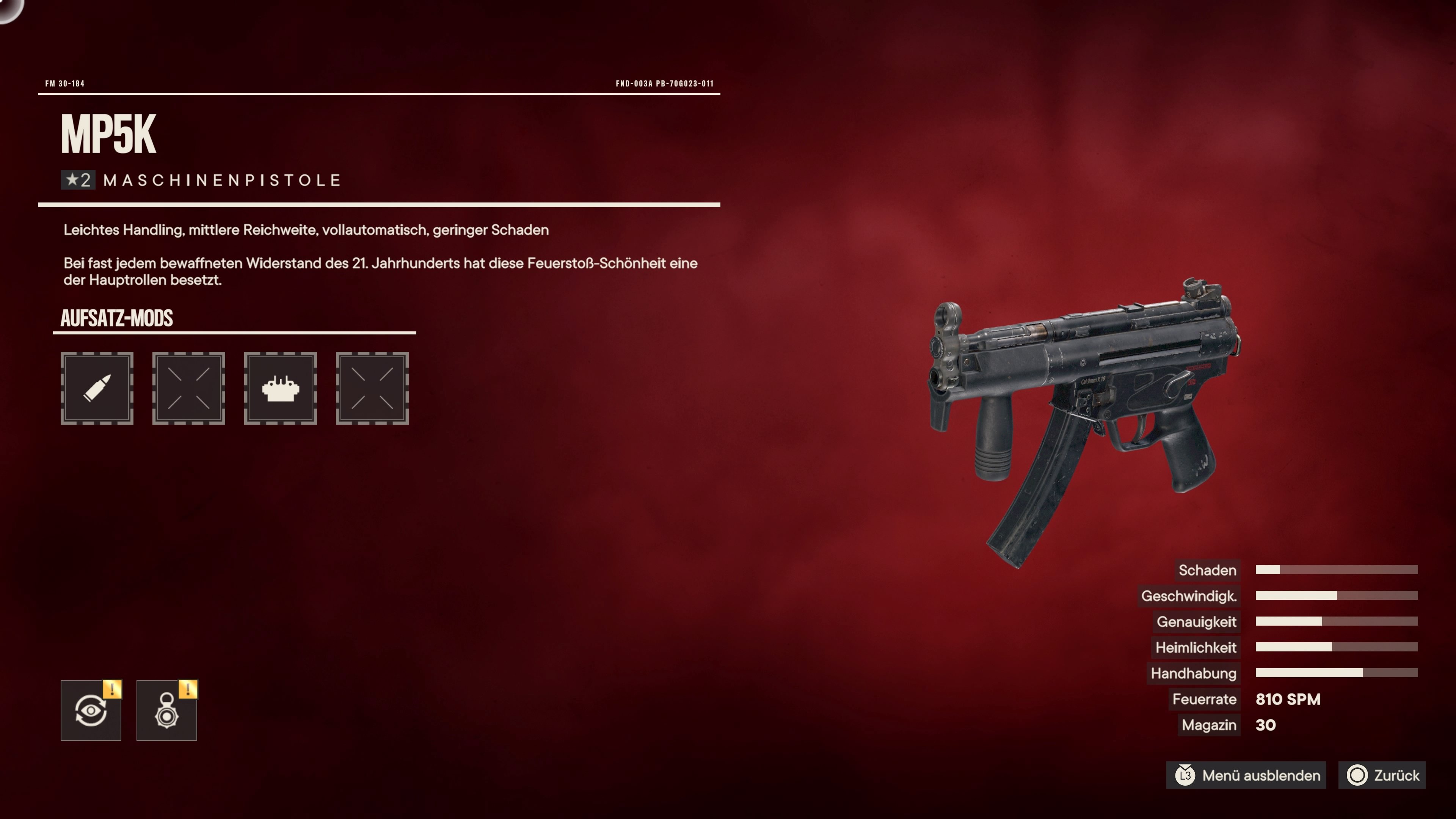 Alle Maschinenpistolen - Liste & Fundorte