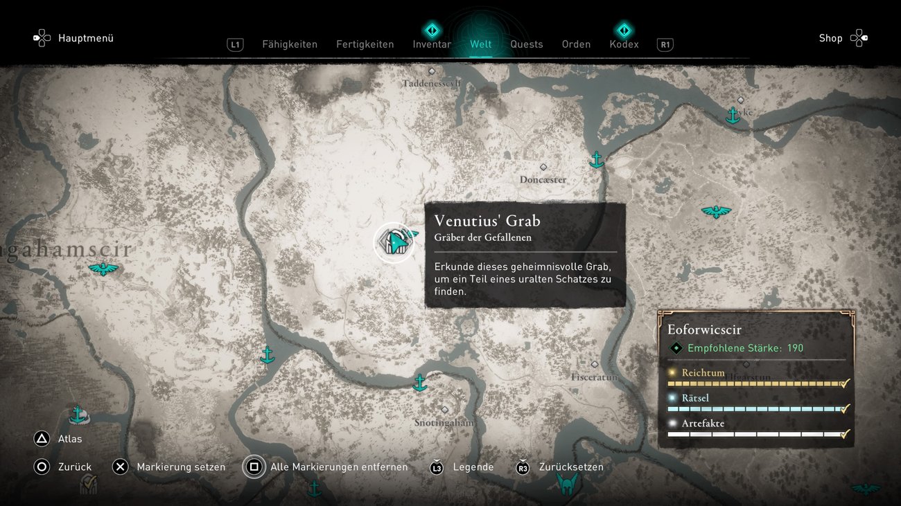 Assassin's Creed Valhalla: Gräber der Gefallenen - Alle Fundorte & Lösungen