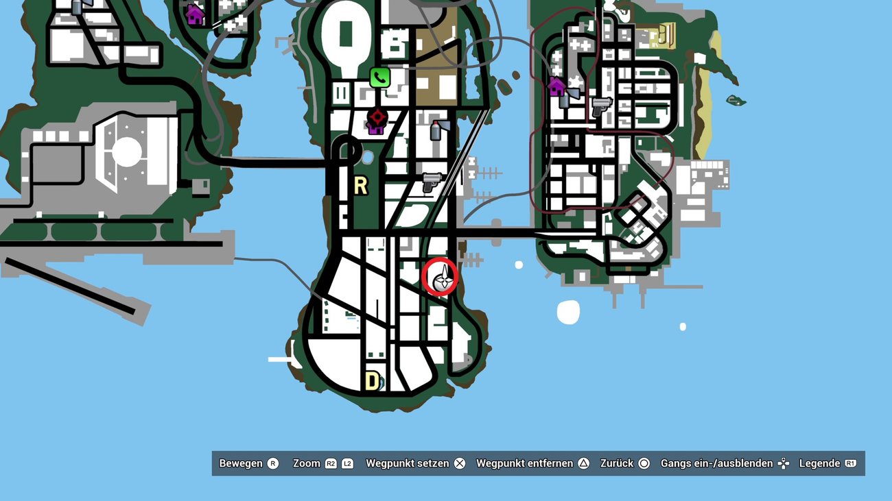 GTA 3: Import-Export-Kran - Fundorte für Rhino, FBI, Enforcer etc.