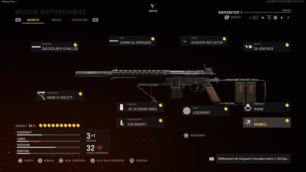 CoD Vanguard: Welgun - Bestes Setup, Aufsätze & Werte