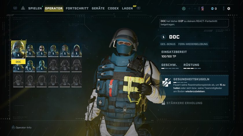 Rainbow Six Extraction: Alle Operator - Liste, Fähigkeiten & Bilder