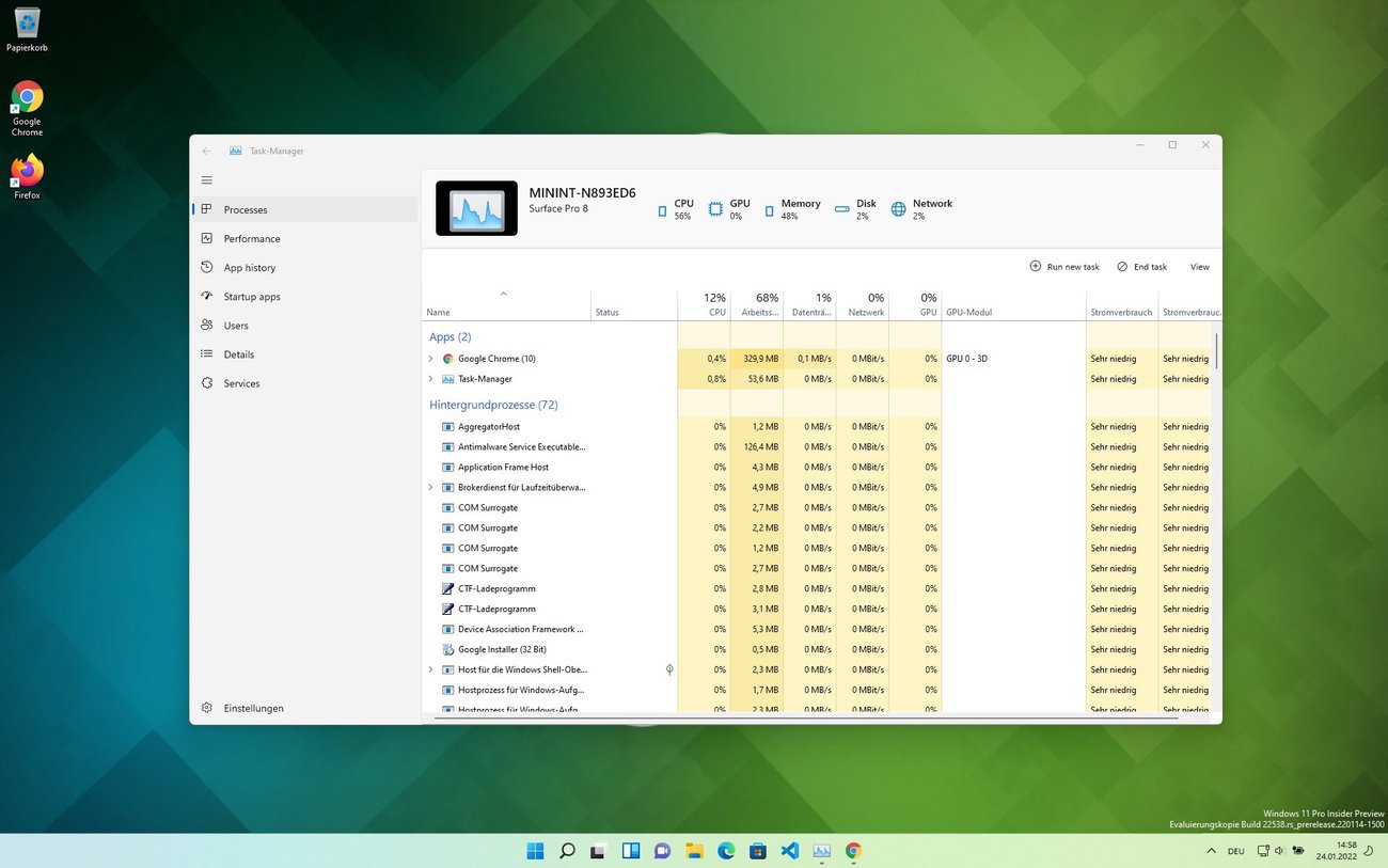 Windows 11: Der Taskmanager sieht bald ganz anders aus