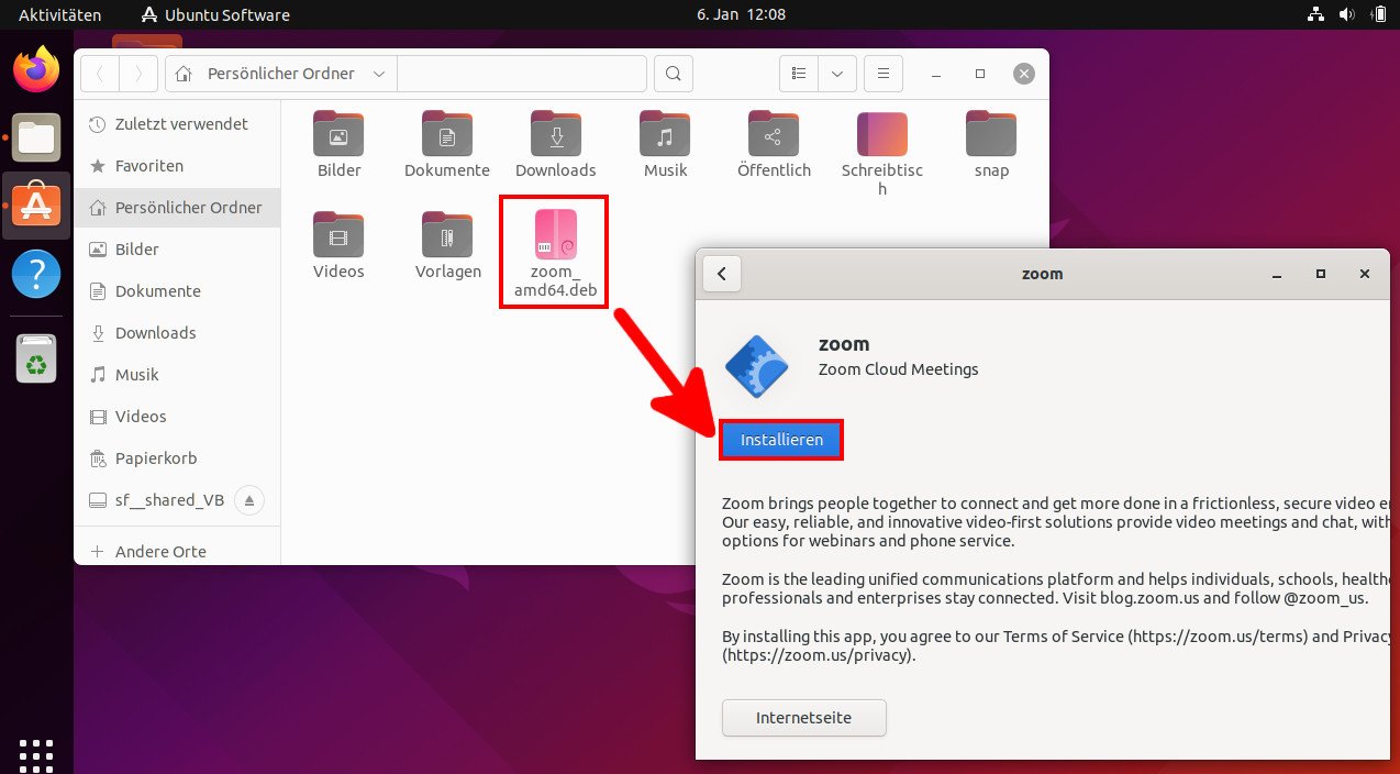 Linux: Zoom in Ubuntu/Linux Mint installieren & starten