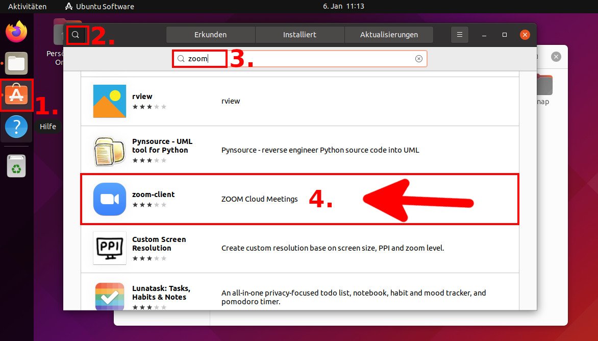 Linux: Zoom in Ubuntu/Linux Mint installieren & starten