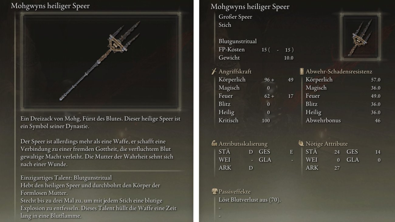 Alle Speere in Elden Ring