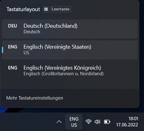 Englische Tastatur: Belegung, Sonderzeichen und Layout ändern