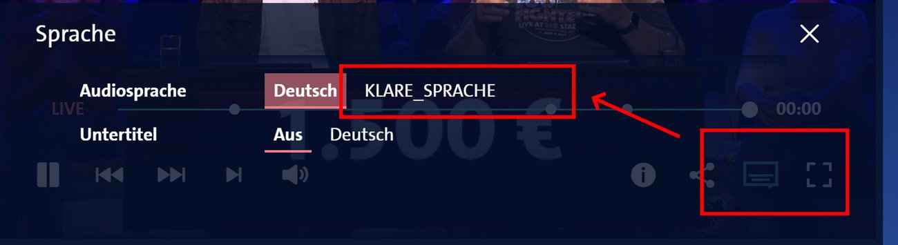 ARD & ZDF: Klare Sprache – was ist das & wie aktivieren?