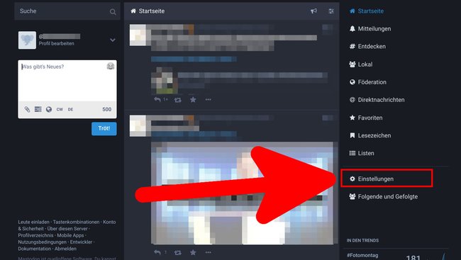 Mastodon: Konto löschen – so geht's