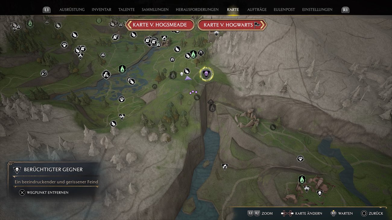 Berüchtigte Gegner in Hogwarts Legacy finden und besiegen