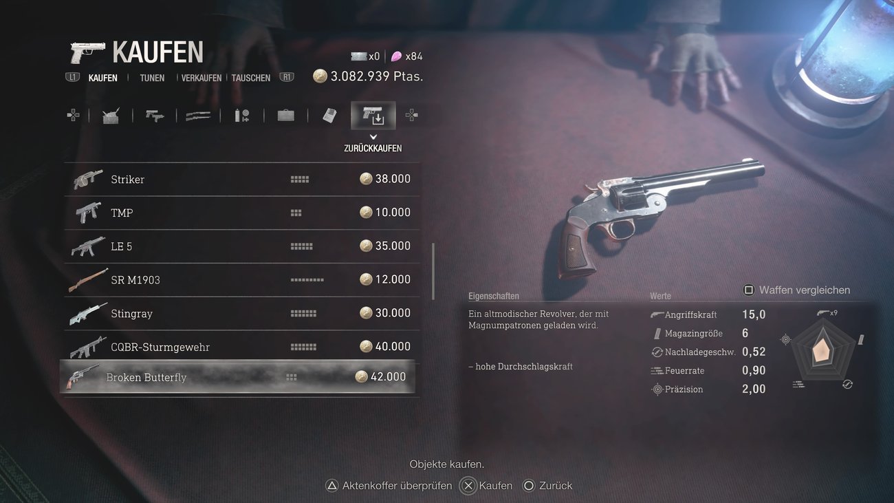 Alle Waffen im Resident Evil 4 Remake finden und freischalten