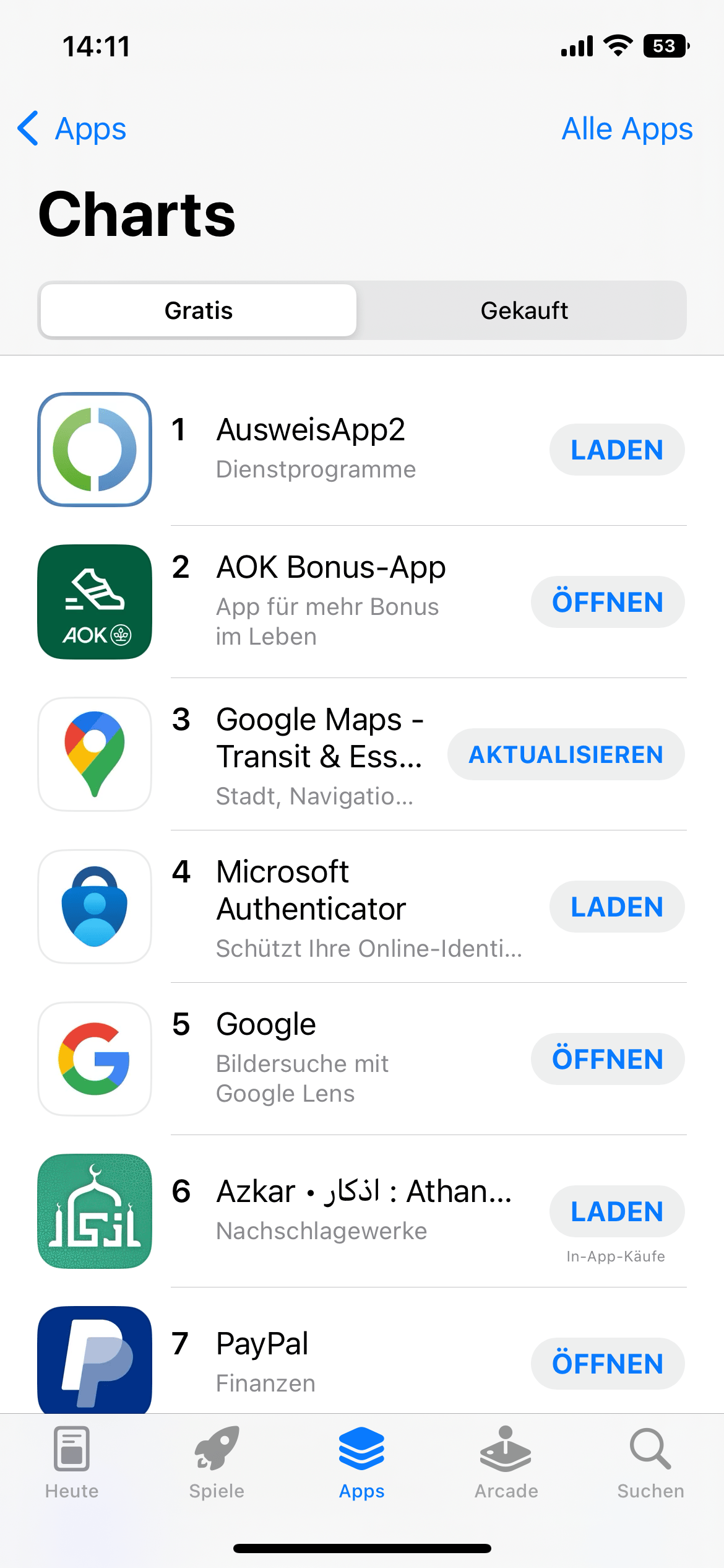 Beliebt bei iPhone-Nutzern: AOK-App verschenkt bares Geld