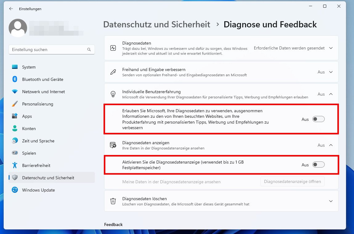 Windows 11: Nervige Werbung ausschalten