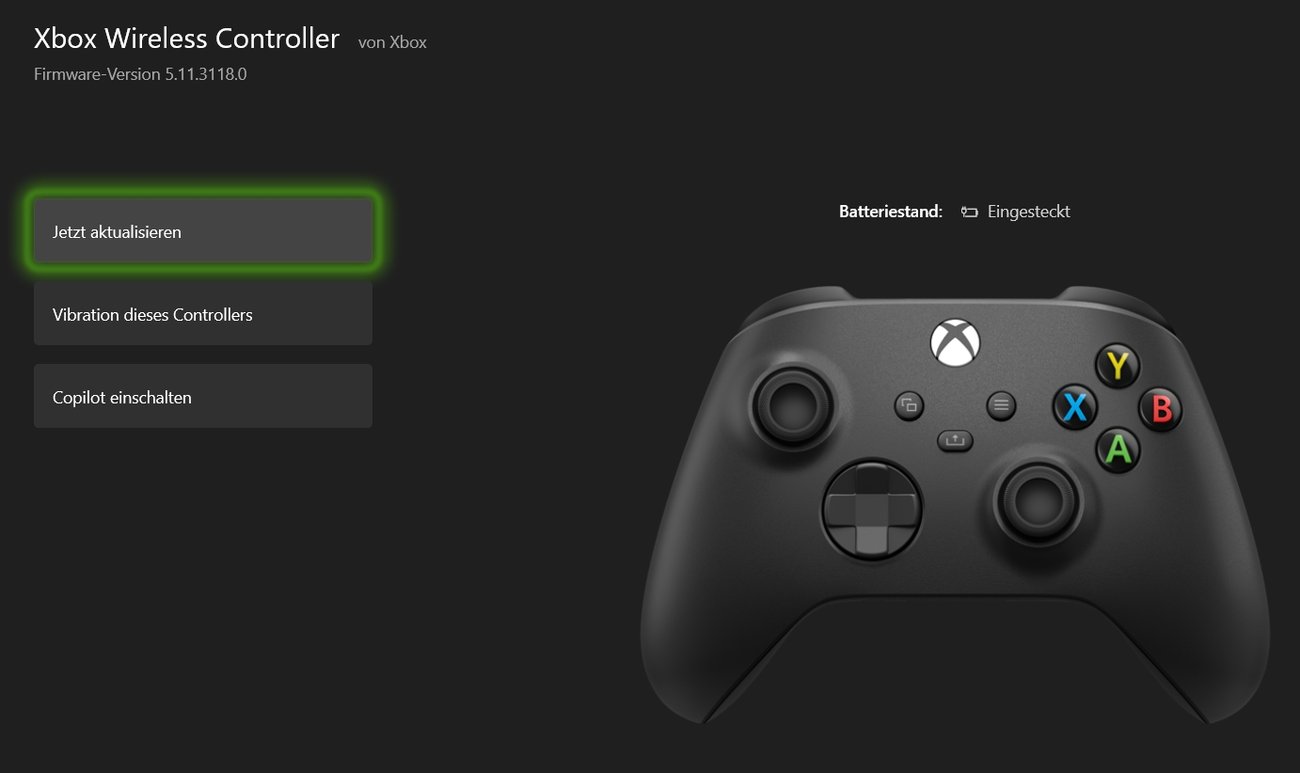 Xbox Controller Update: An Konsole & PC aktualisieren