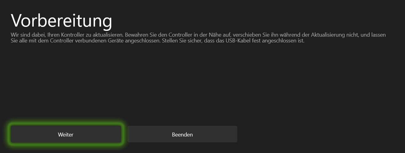 Xbox Controller Update: An Konsole & PC aktualisieren