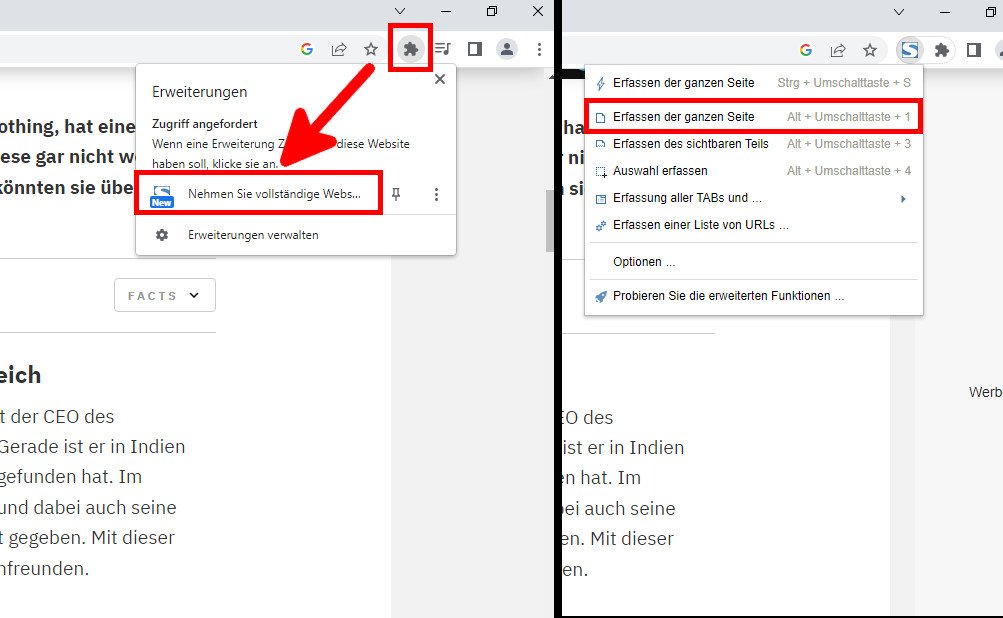 Scrollshot in Windows erstellen – so geht's