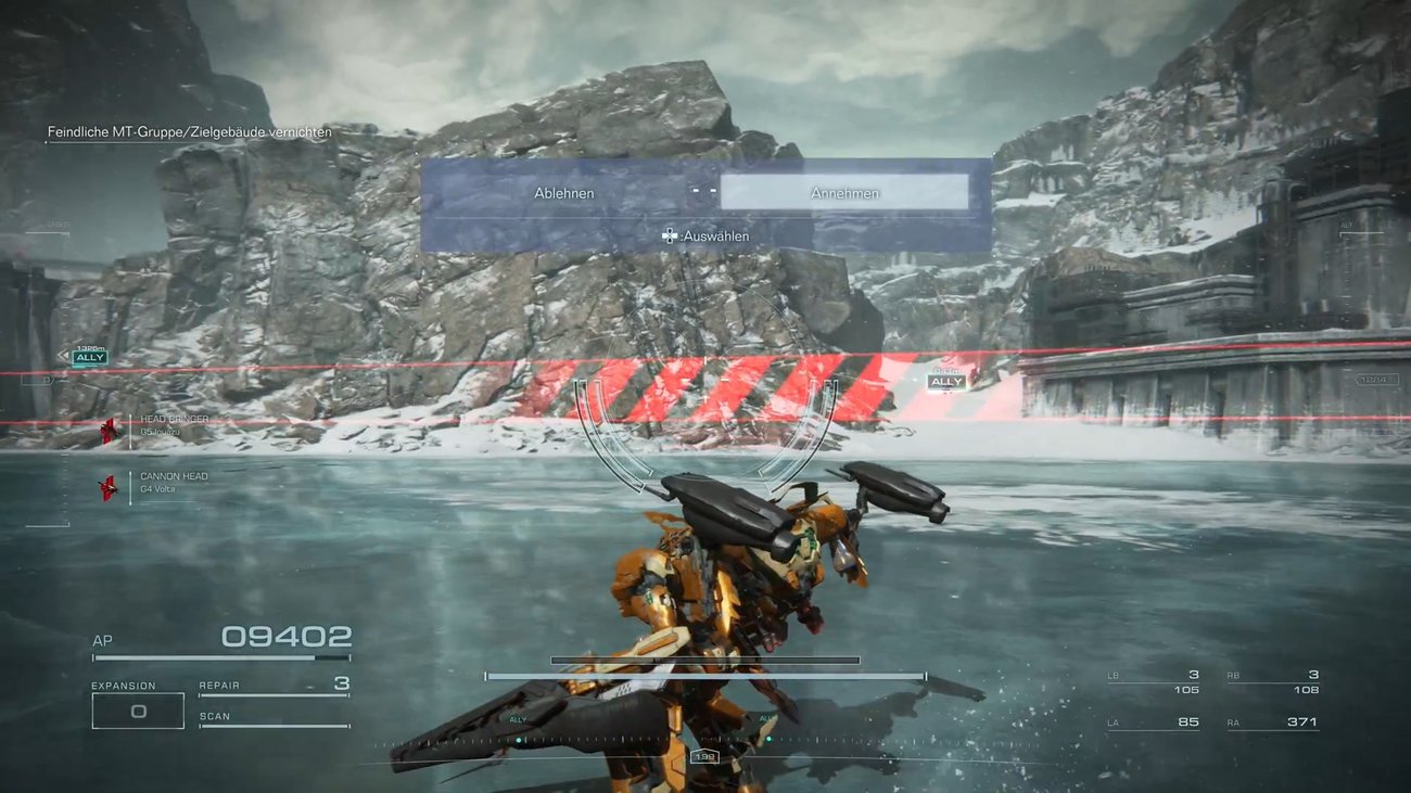 Alle Enden inklusive Alea Iacta Est in Armored Core 6 freischalten