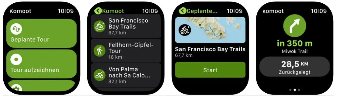 Komoot mit der Apple-Watch nutzen – so geht's