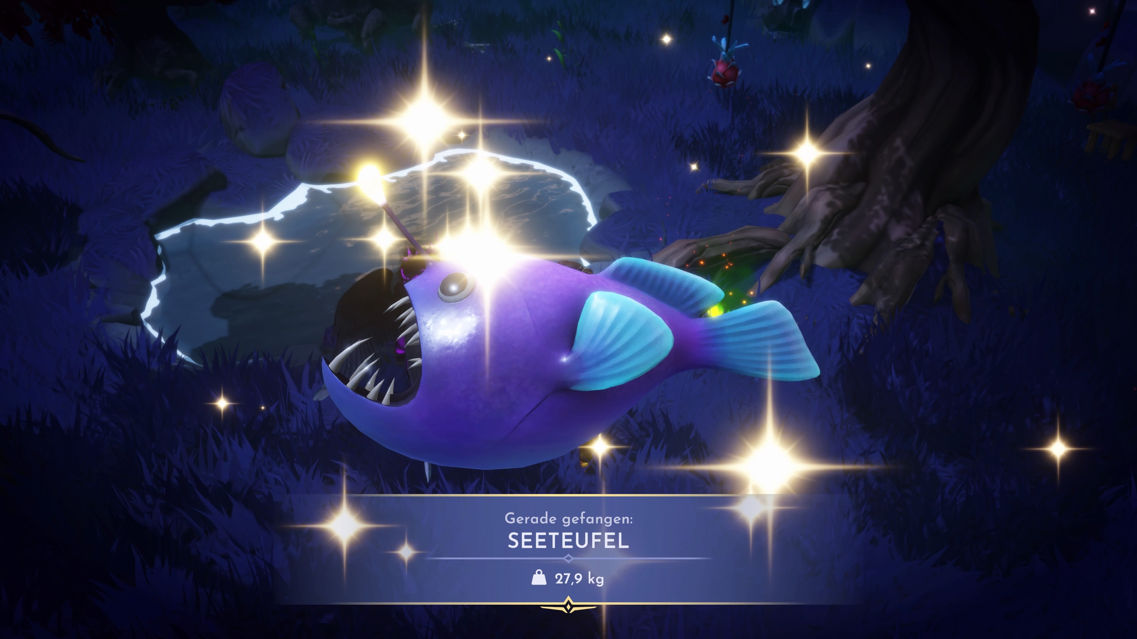 Dreamlight Valley: 3 kg Fisch fangen und „Sei unser Freund“ lösen