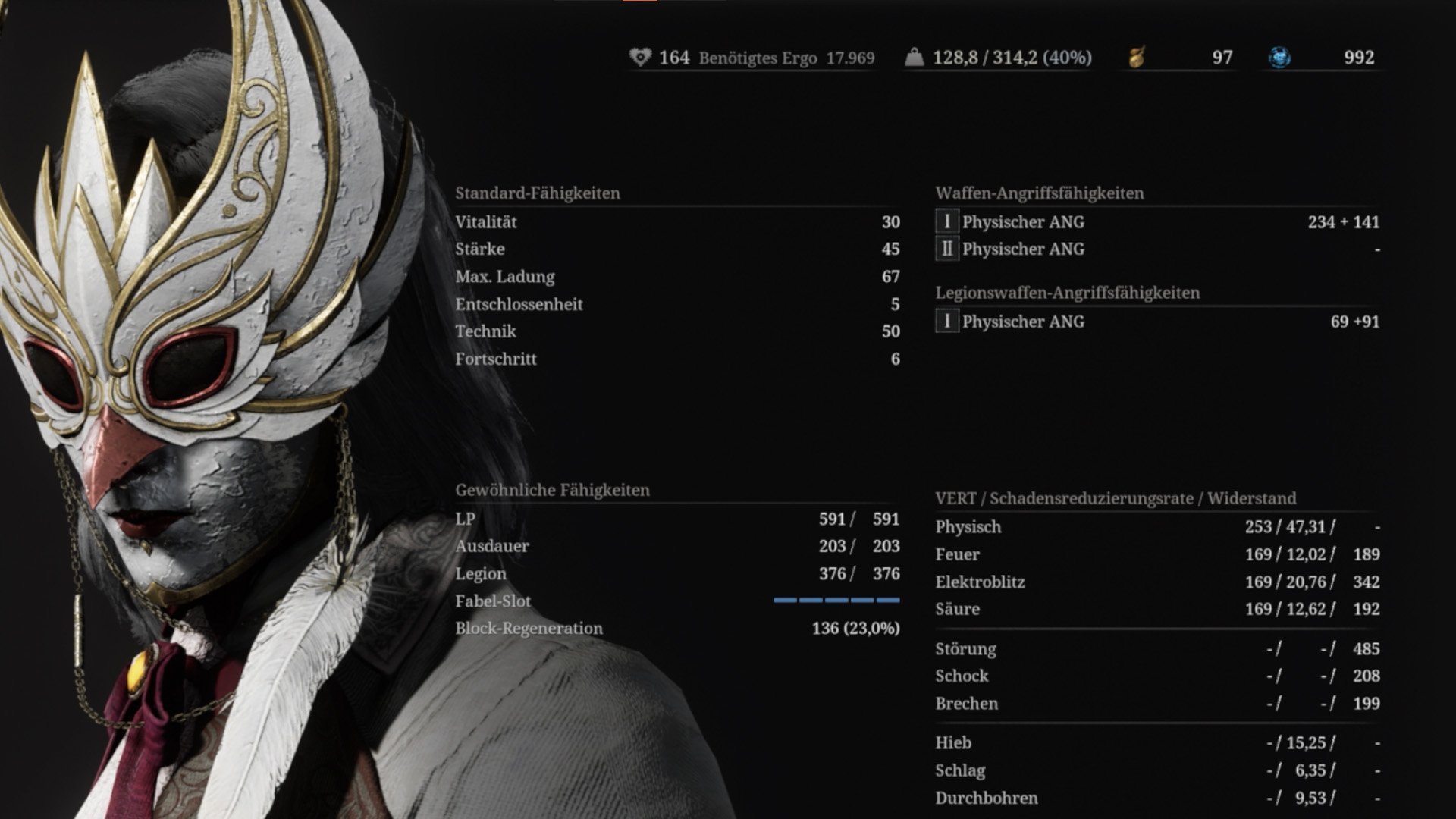 Attribute und Verbesserungen in Lies of P zurücksetzen