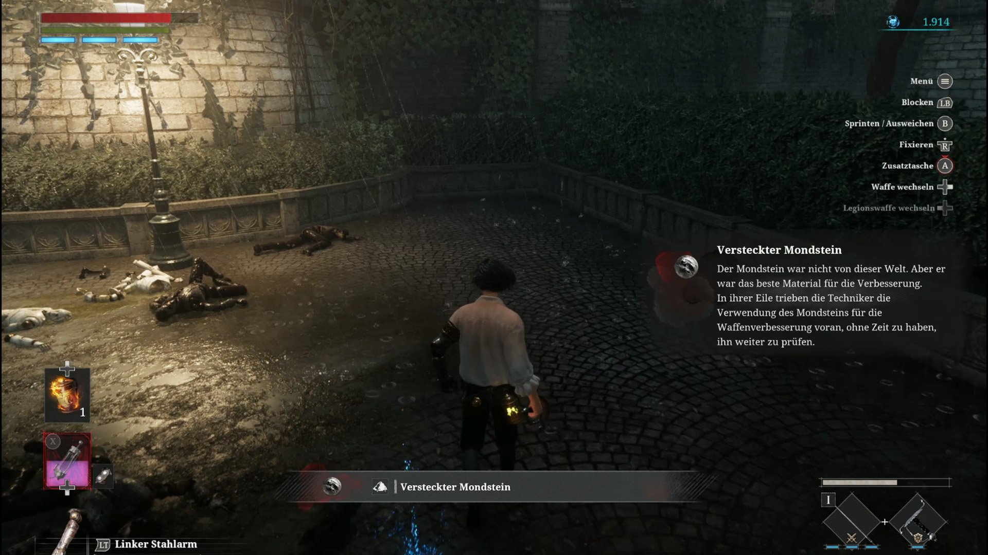 Ergo und Mondsteine in Lies of P farmen