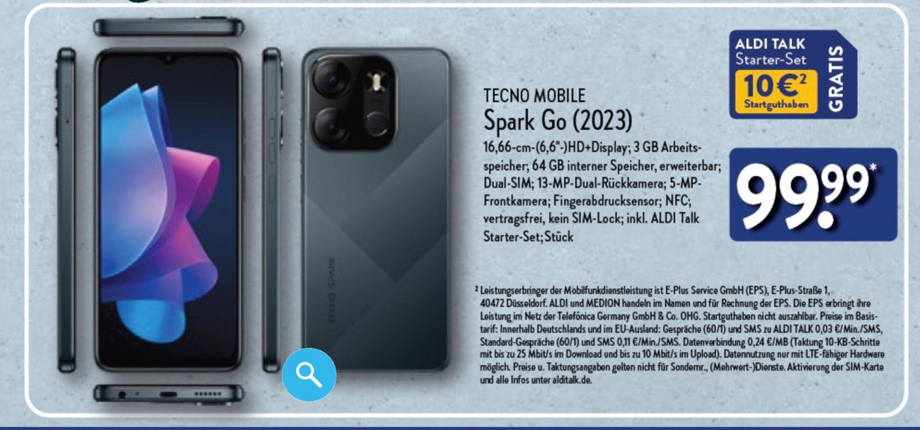 Premiere bei Aldi: So ein Handy gab es beim Discounter noch nicht