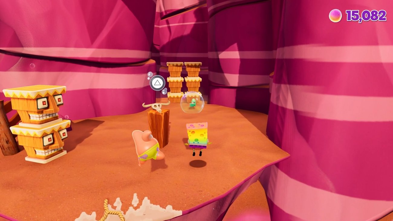 SpongeBob Cosmic Shake: Fleckchen-Verstecke finden