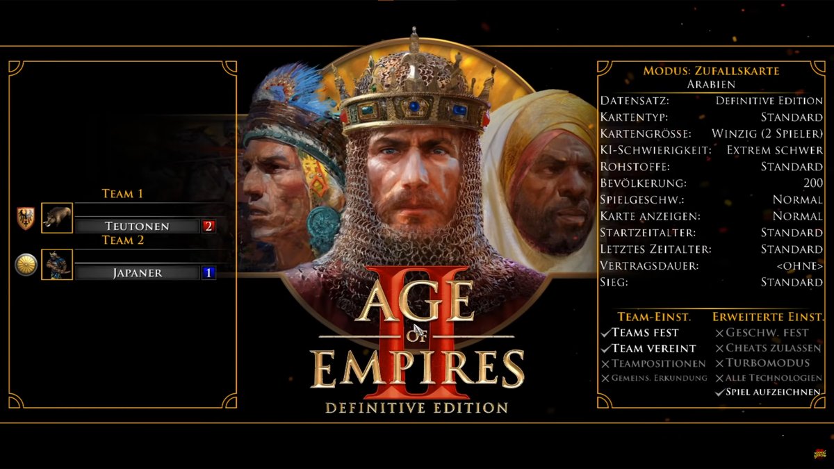 AoE 2 Conquerors: Stärken aller Völker