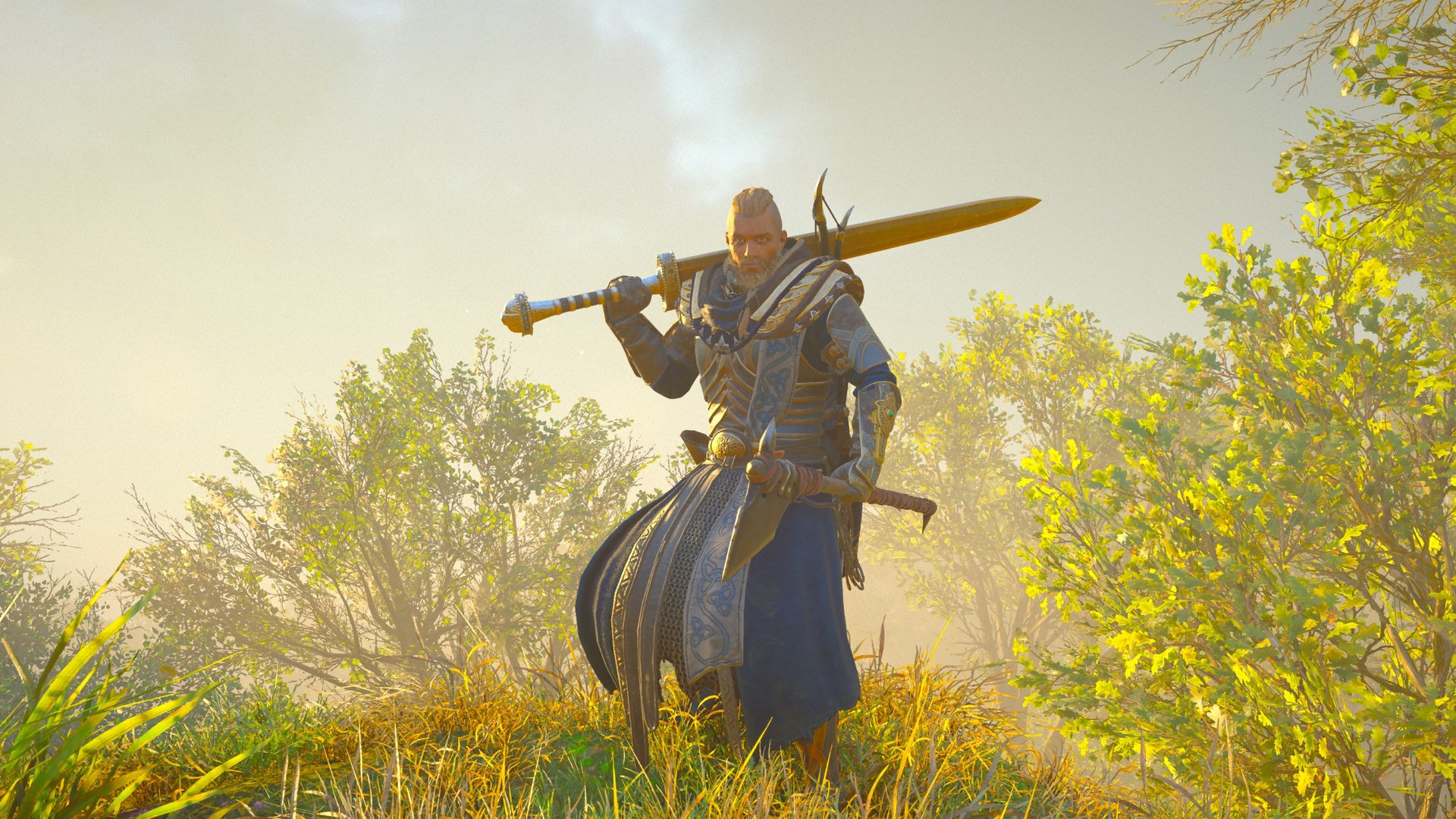 Assassin's Creed Valhalla: Zwei Zweihandwaffen tragen