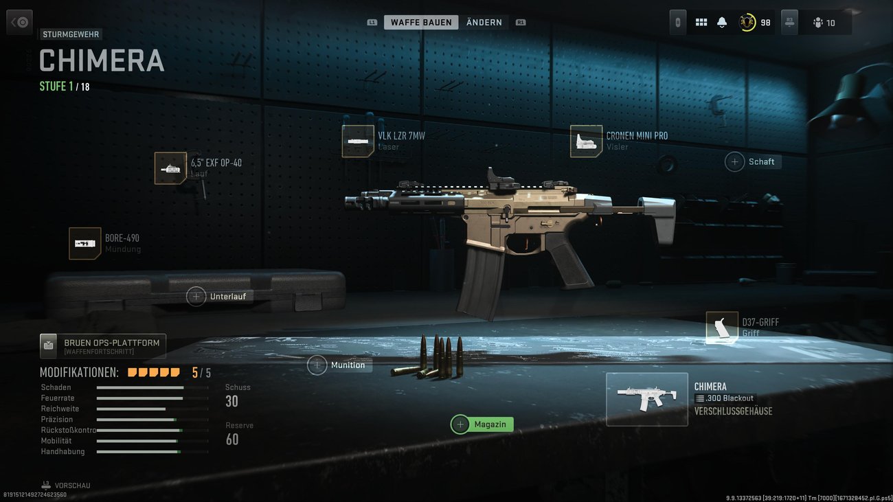 CoD MW 2: Chimera - Bestes Setup, Aufsätze & Werte