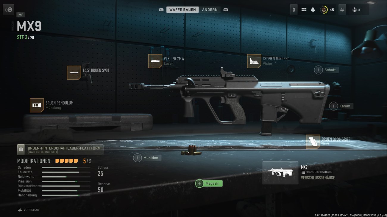 CoD MW 2: MX9 - Bestes Setup, Aufsätze & Werte